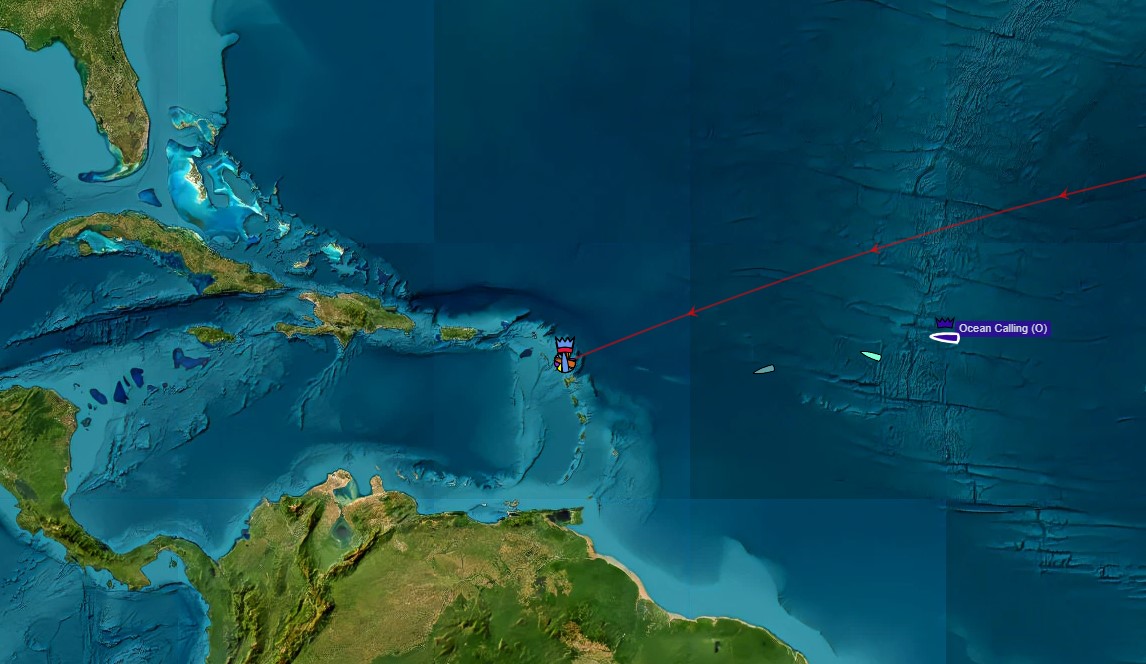 LAST TWO rowers in the Atlantic Ocean crossing 2022! Closer and closer ...